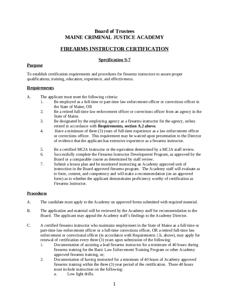 How To Gain a Firearms Instructor Certification in 5 Steps Doc Template ...