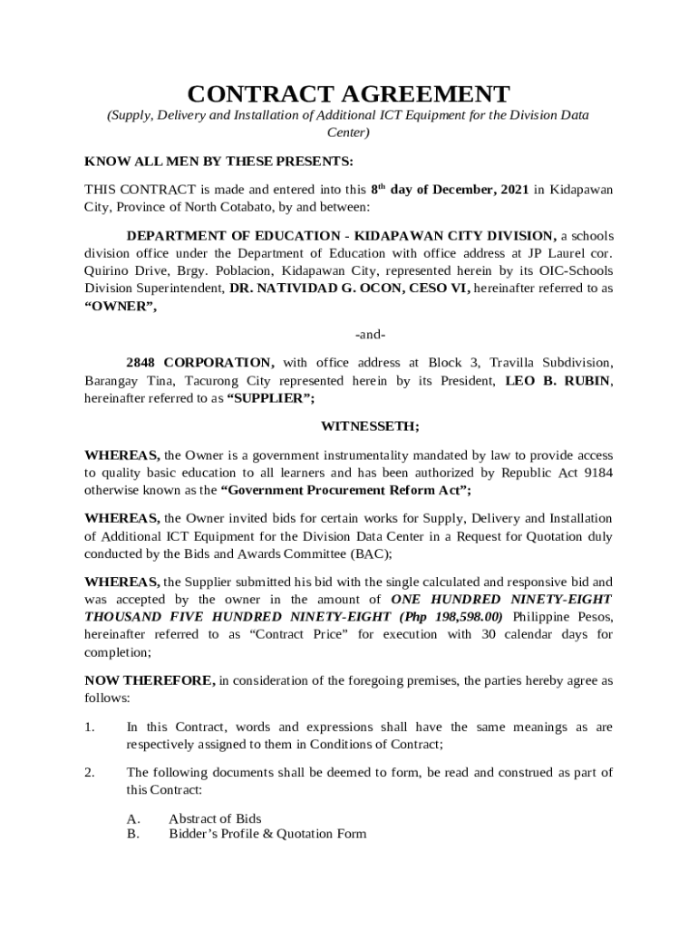 additional-ict-equipment-contract-agreement Doc Template | pdfFiller
