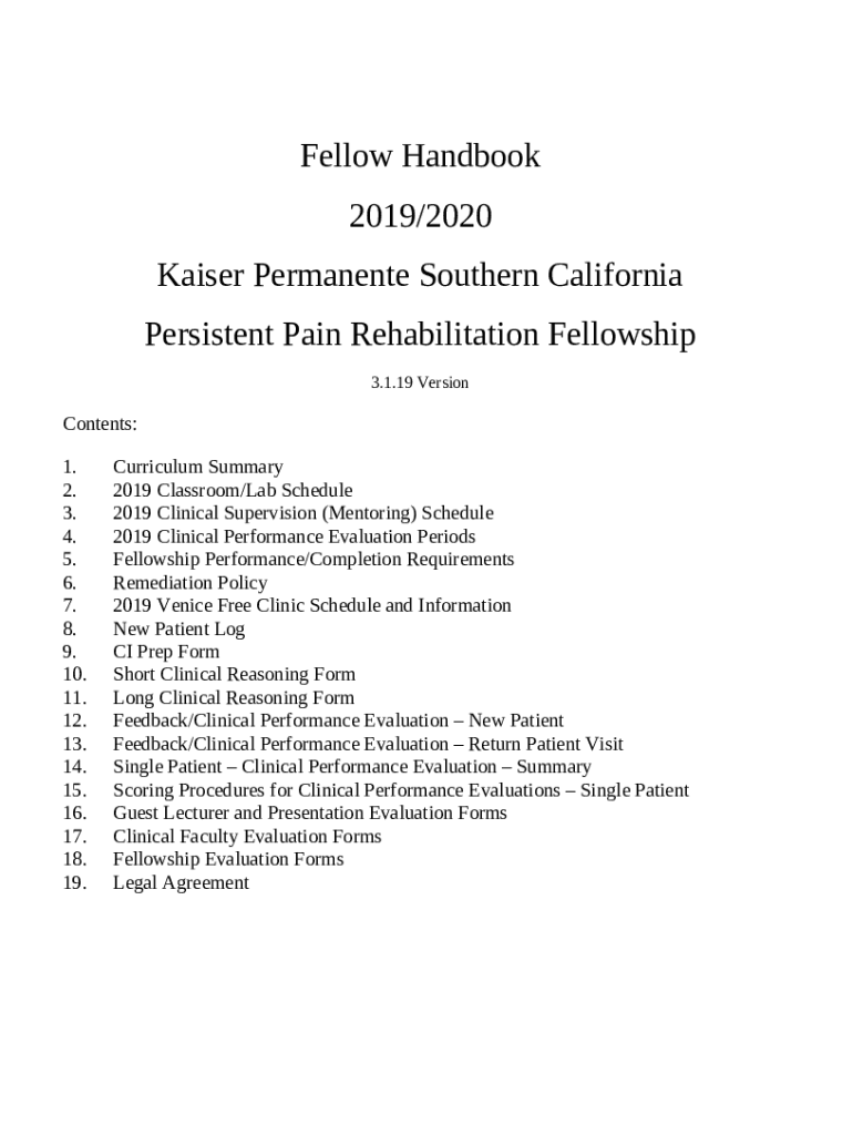 Supervision of Clinical Fellows: A Mentoring Process Doc Template | pdfFiller