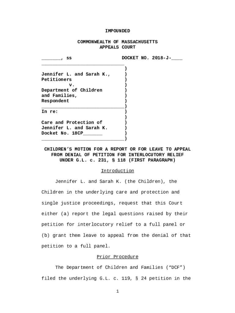 Adoption of Daniel, 58 Mass. App. Ct. 195 Doc Template | pdfFiller