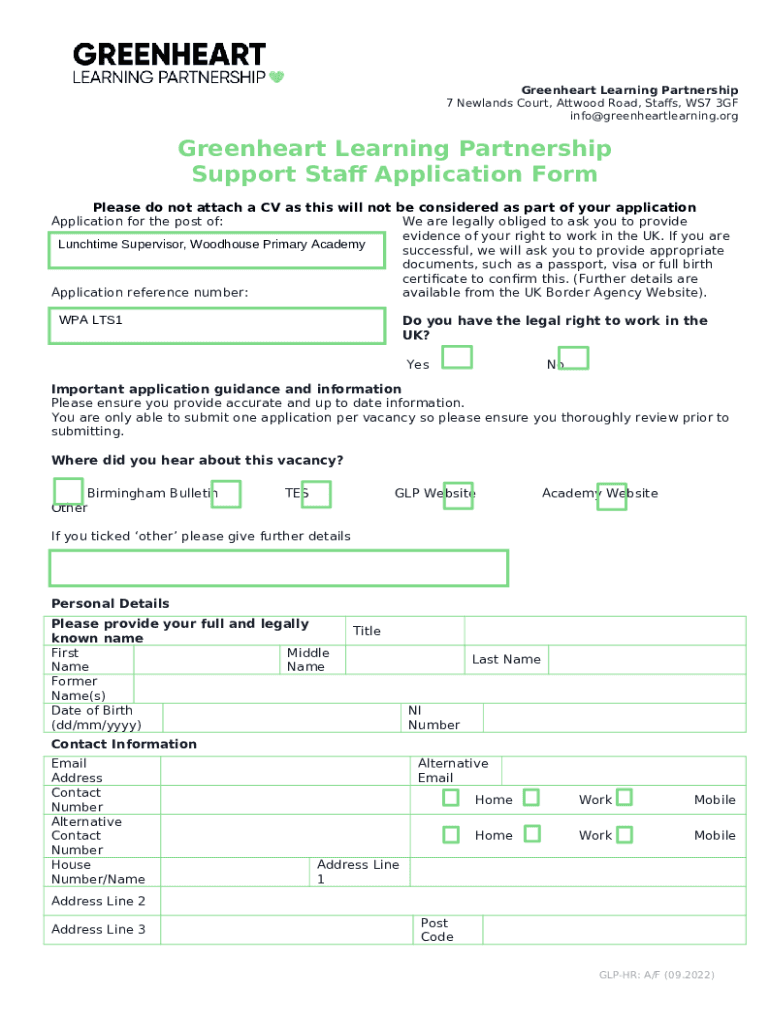 Deputy Director of Education - Greenheart Learning Partnership Doc ...
