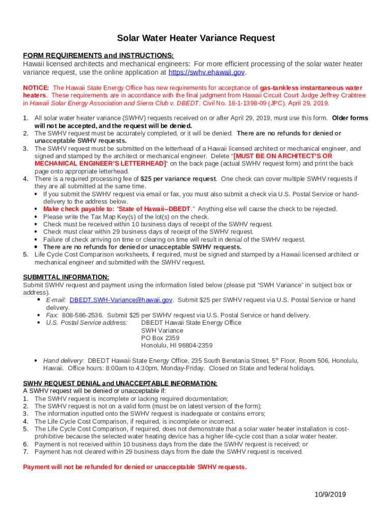 Request an exemption for the solar water heater requirement - energy ...