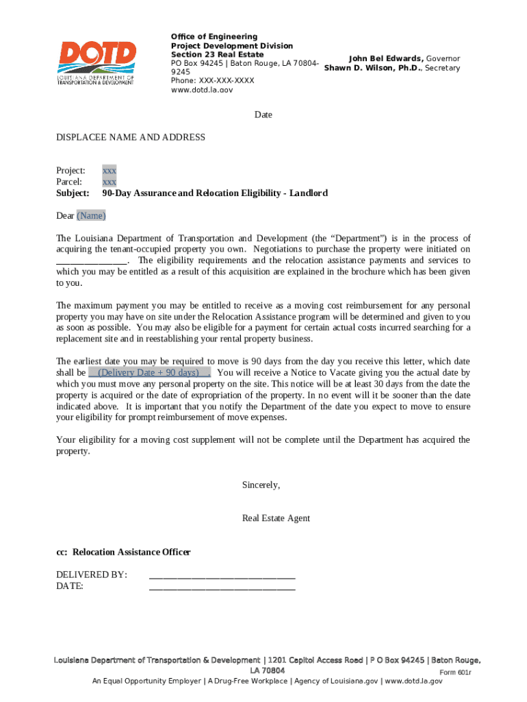 Relocation s and Letters - All Documents Doc Template | pdfFiller