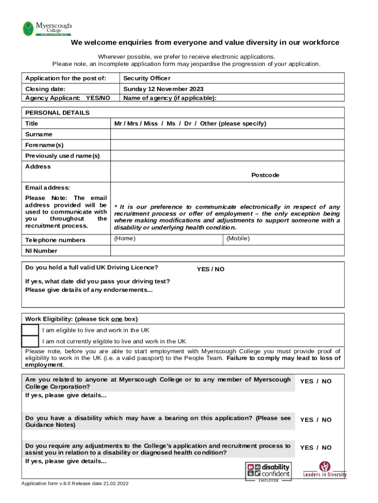 Application Security Officer 14.11.2023 Doc Template | pdfFiller