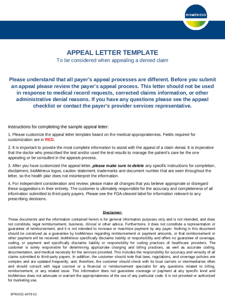 Don't take no for an answer: Write an appeal letter Doc Template ...