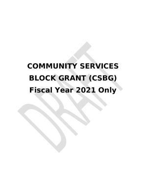 COMMUNITY SERVICES BLOCK GRANT (CSBG) Fiscal Year ... - humanservices ...