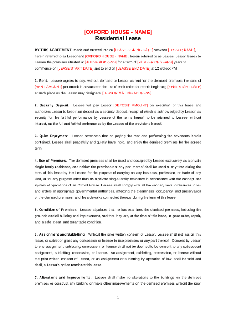 THIS AGREEMENT is made by and between the Lessor ... Doc Template | pdfFiller