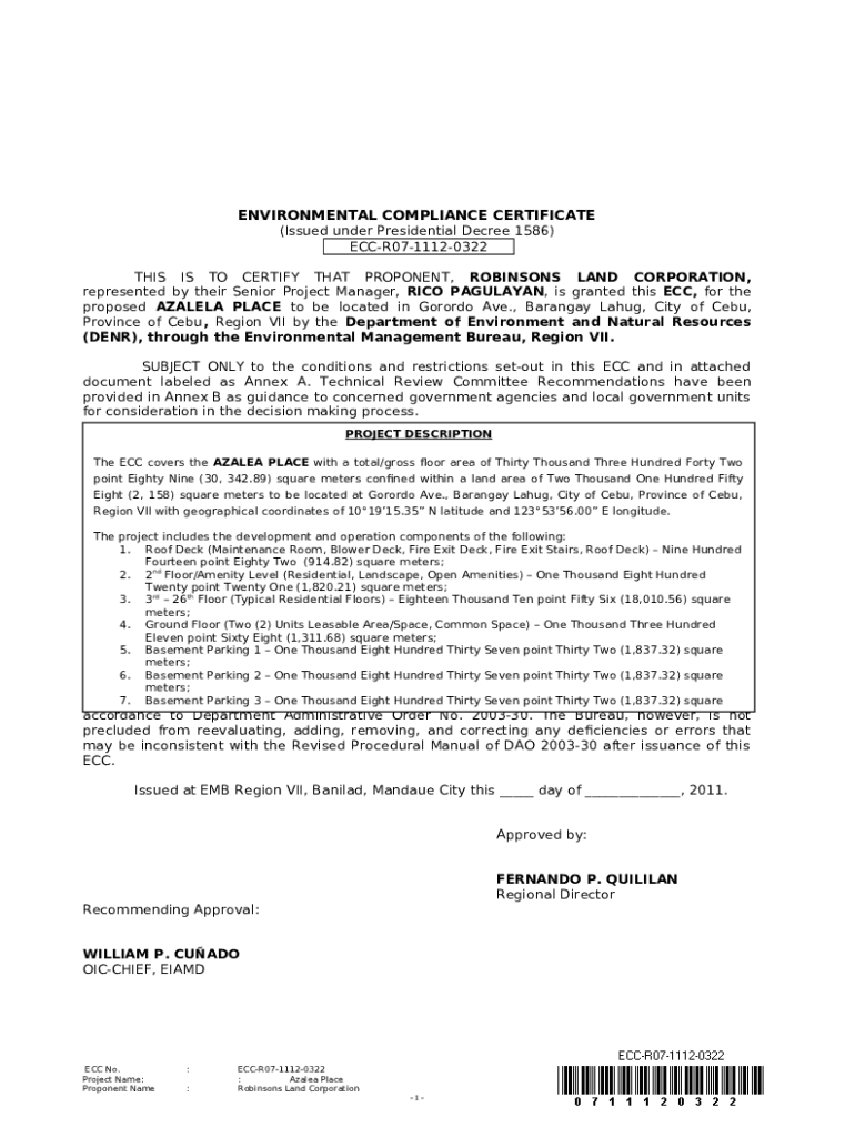 Presidential Decree No. 1586 establishing an ... - eiais emb gov Doc ...