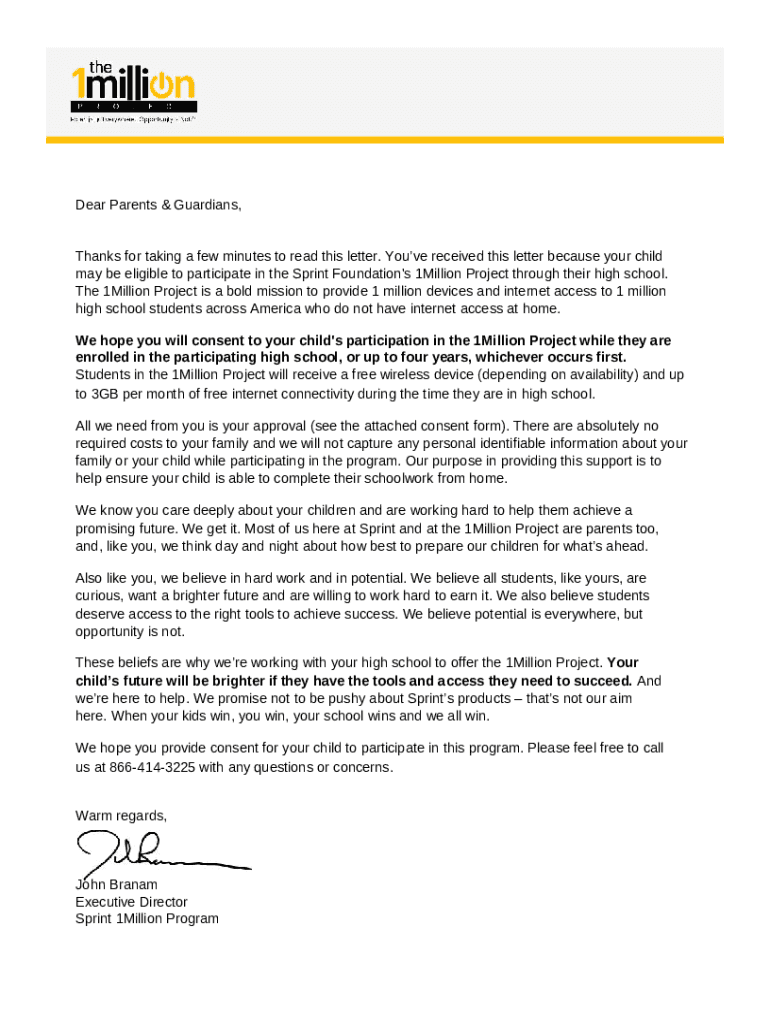 You've received this letter because your child may be eligible to ...