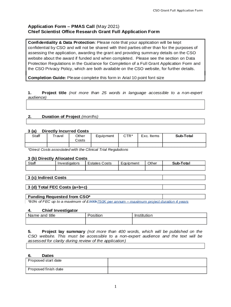 AFRI Request for Applications Doc Template | pdfFiller