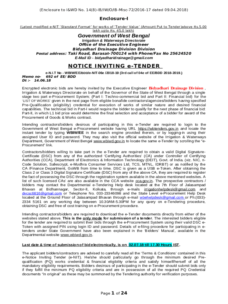 GO-Ms-No-94 - wbiwd gov Doc Template | pdfFiller