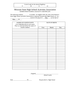 Missouri State High School Activity Association (MSHSAA) ... Doc ...