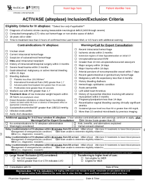 Absolute and Relative Contraindications to IV rt-PA for ... Doc ...
