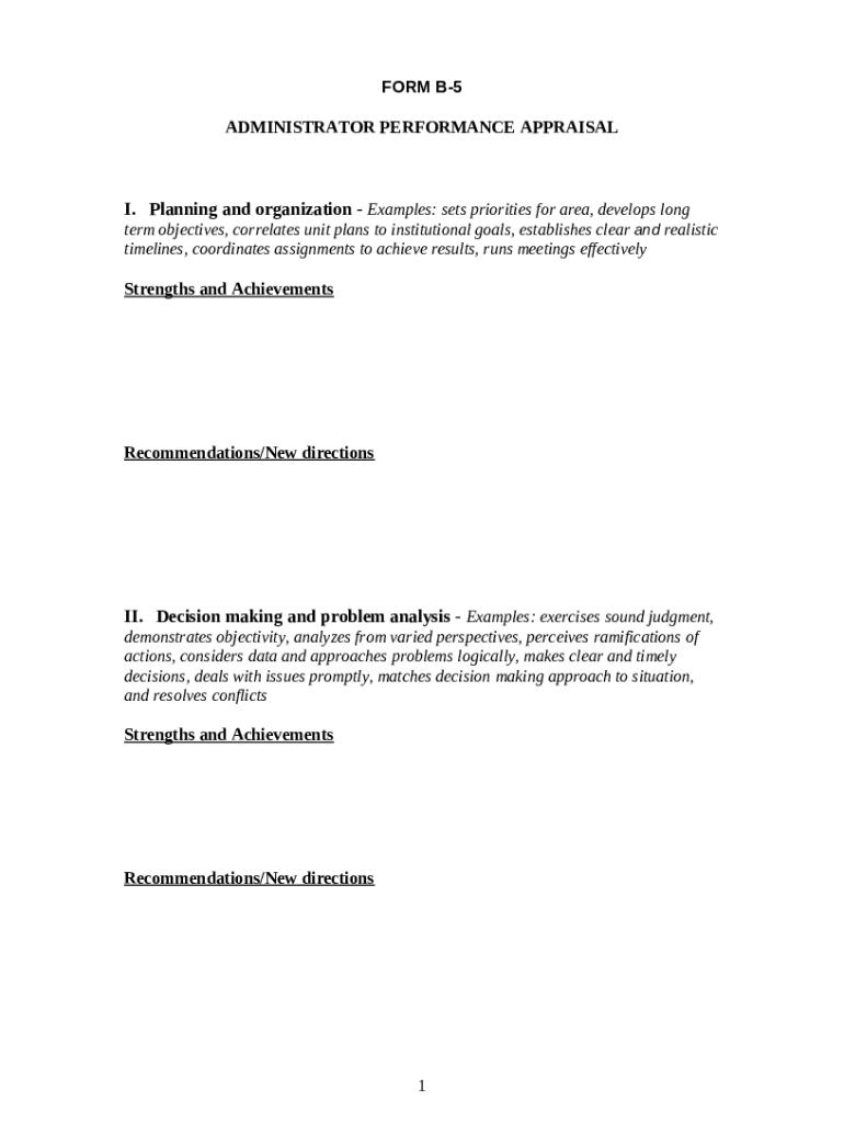 Guide to Writing Effective Perance Objectives Doc Template | pdfFiller