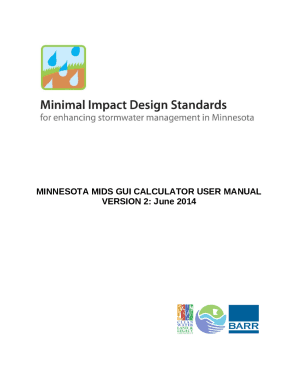Minimum impact design standards (MIDS) for storm water ... - stormwater ...