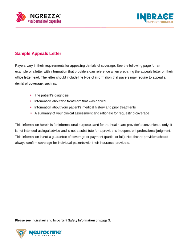 CLAIMS APPEAL - vyvgart Doc Template | pdfFiller