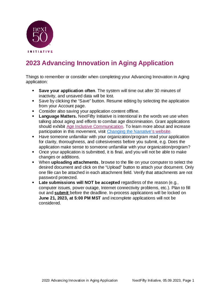 Global Aging and Cancer: Advancing Care Through ... Doc Template ...