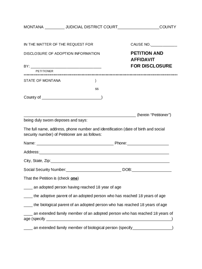 Art. 1201. Adoption disclosure affidavit of fees and charges Doc ...