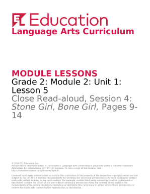 Close Read-aloud, Session 4: Stone Girl, Bone Girl, Pages ... Doc ...
