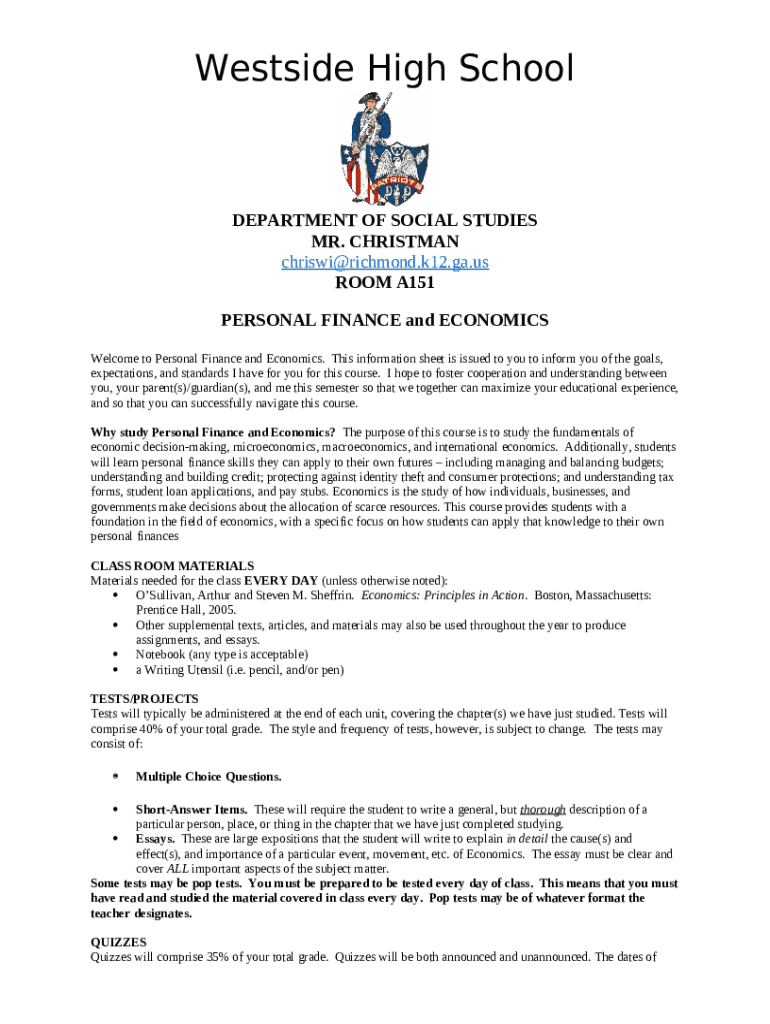Chris Blanco - Social Studies Department Chair/ Teacher Doc Template ...