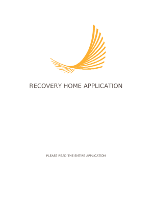 Recovery Home Referral Doc Template | pdfFiller