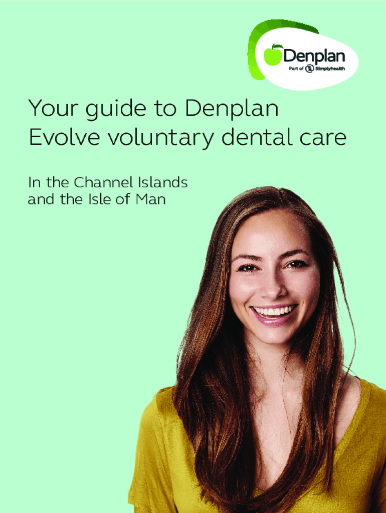 Fillable Online Your guide to Denplan Evolve voluntary dental care Fax ...