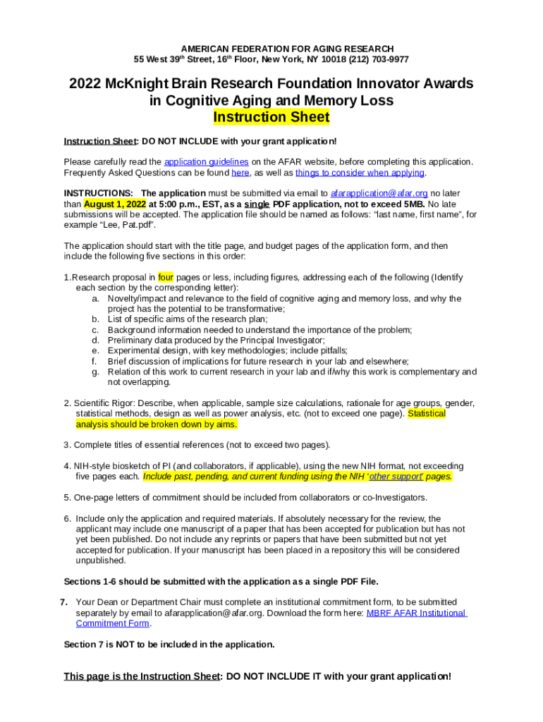 McKnight Brain Research Foundation Innovator Awards in ... Doc Template ...