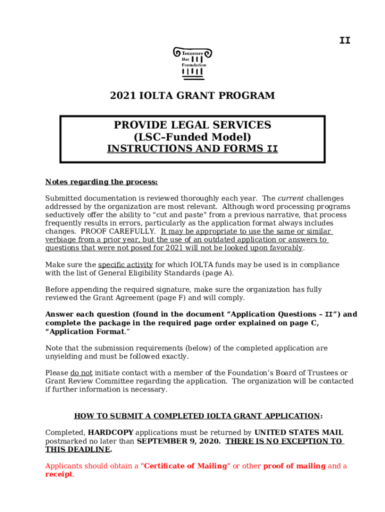 2024 NC IOLTA Grants Guidelines and Application ... Doc Template ...