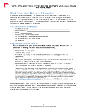 Generation Interconnection Policies and Wind Power Doc Template | pdfFiller