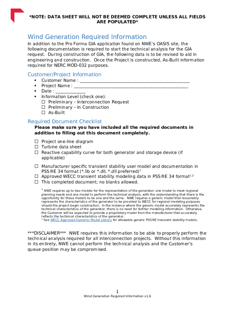 Generation Interconnection Policies and Wind Power Doc Template | pdfFiller