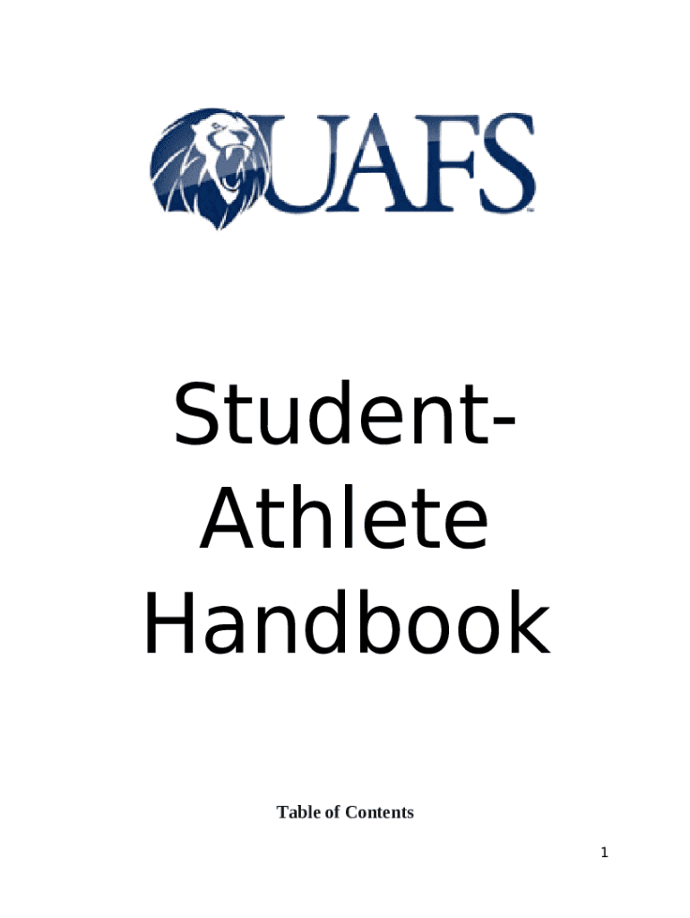 UAFS Athletics Mission Statement Doc Template | pdfFiller