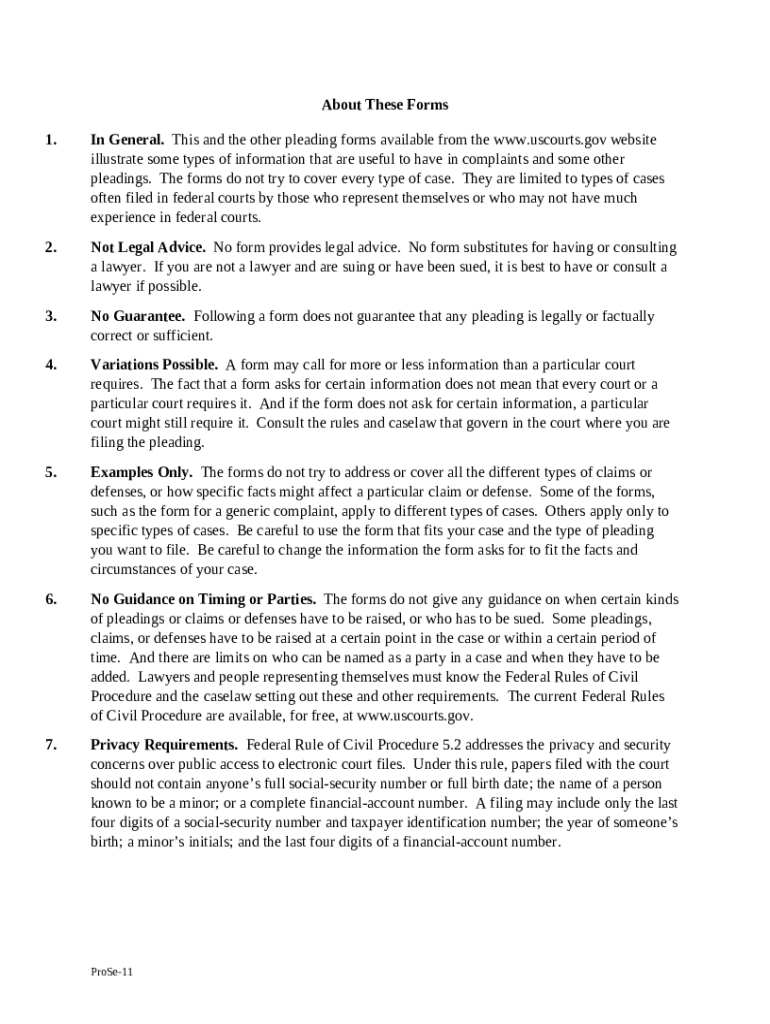 sample amended complaint federal court Doc Template | pdfFiller