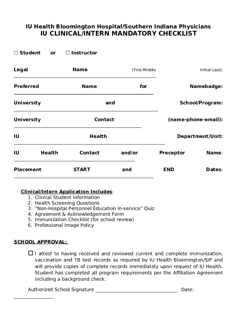 fye checklist iu Doc Template | pdfFiller