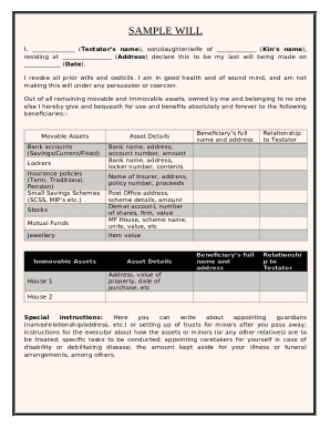 BASICS OF WILL DRAFTING The Importance of Having a ... Doc Template ...