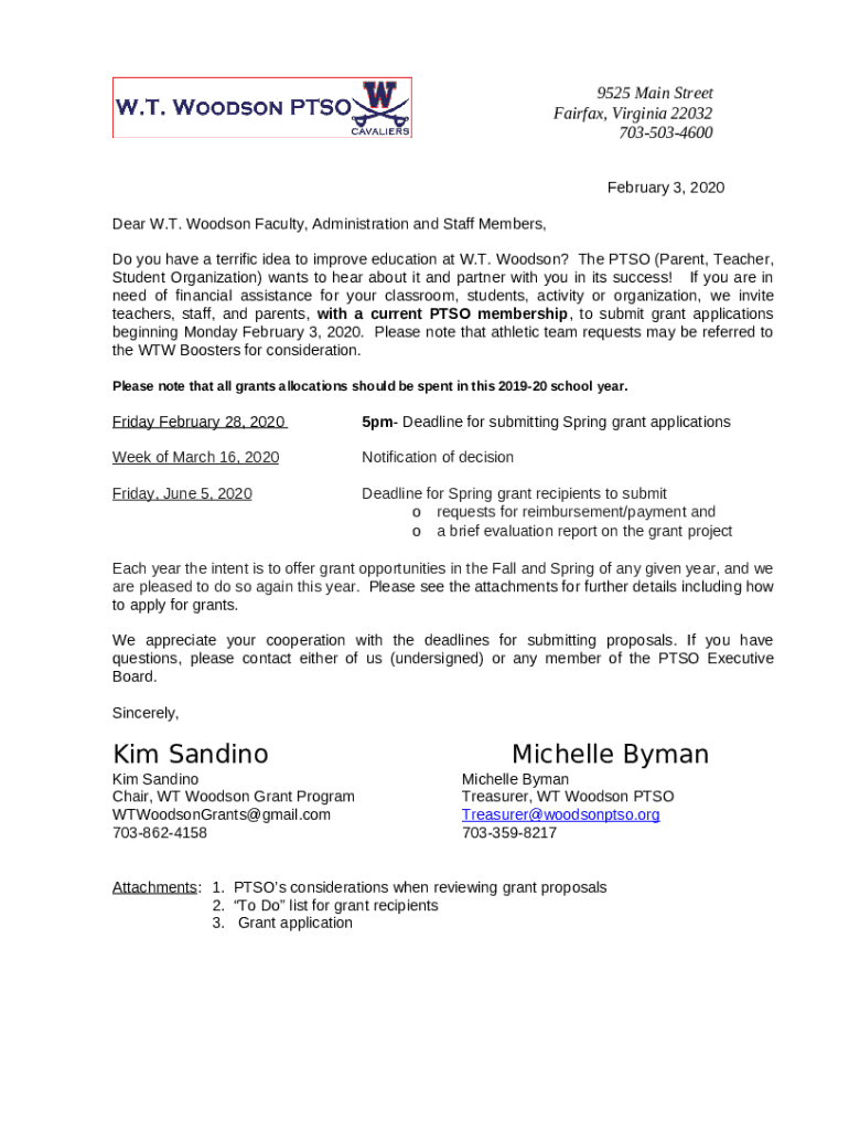 Student ServicesW.T. Woodson High School Doc Template | pdfFiller