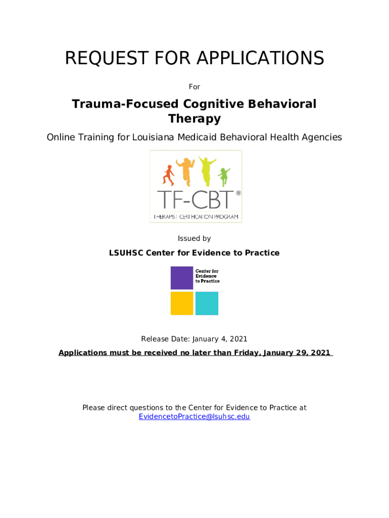 Appendix A. TF-CBT Training Application Doc Template | pdfFiller