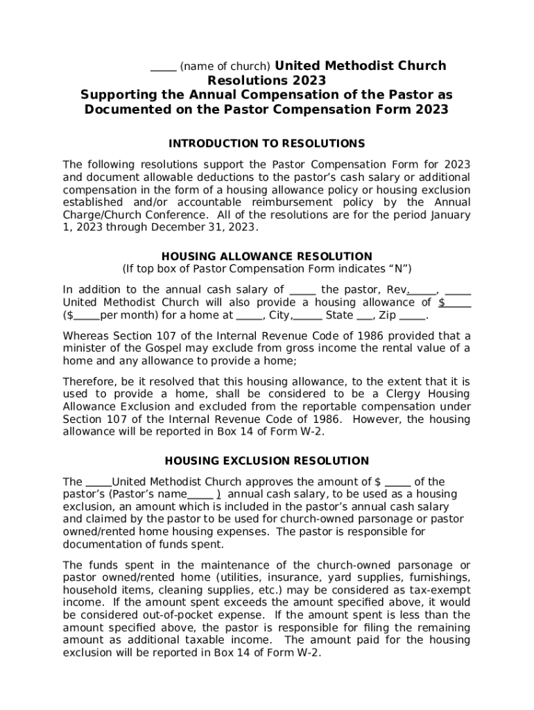 Clergy Compensation ReportUnited Methodist Church of ... Doc Template ...
