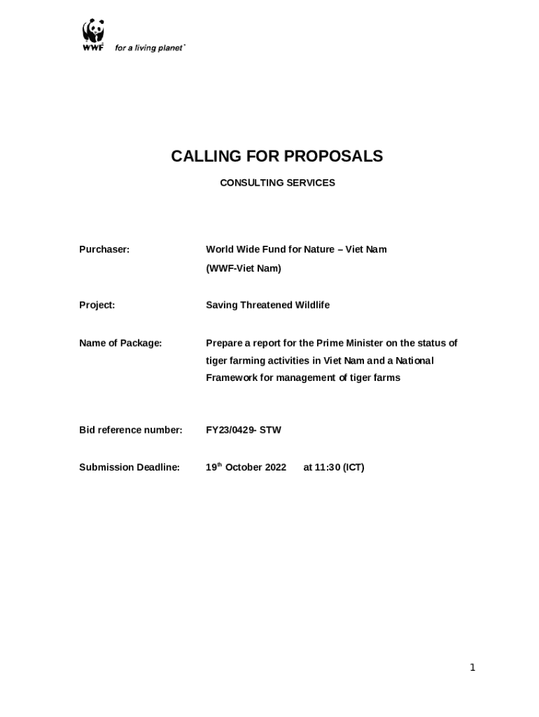 Wildlife Demand Reduction Lead, USAID-Viet Nam ... Doc Template | pdfFiller