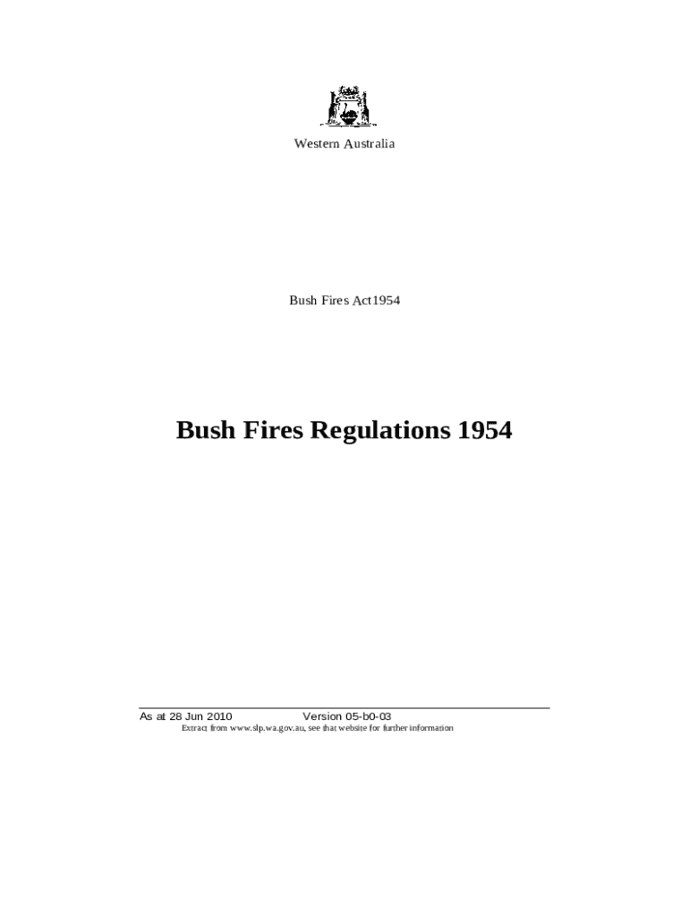 Bush Fire Brigades Standard Operating Procedures ... Doc Template ...