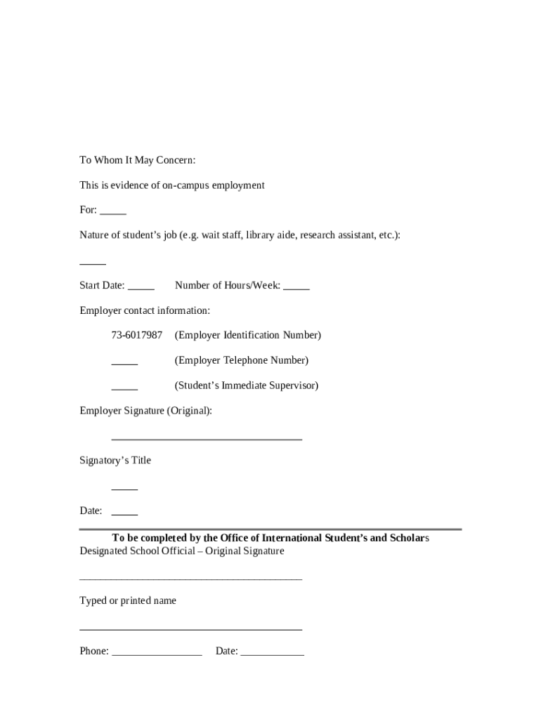 Social Security Employer Authorization Letter - lcl okstate Doc ...
