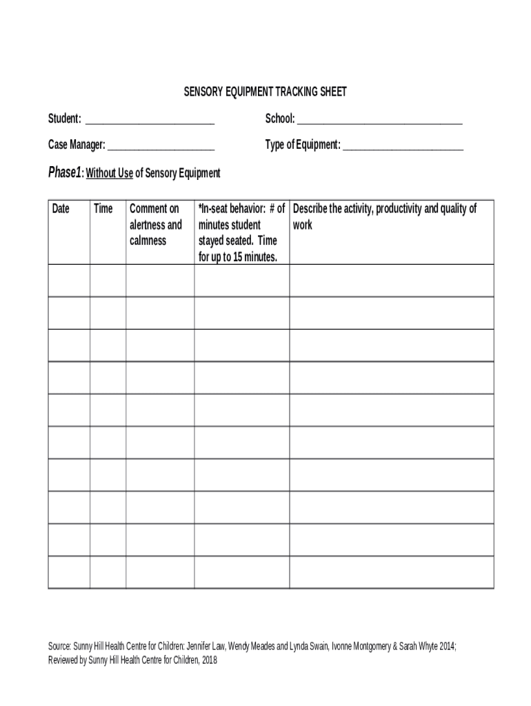 Weighted Equipment Tracking Sheet Doc Template | pdfFiller