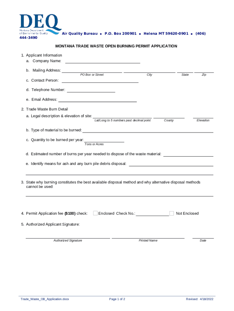 REQUEST FOR INATION LETTERS W/ATTACHED - deq mt Doc Template | pdfFiller