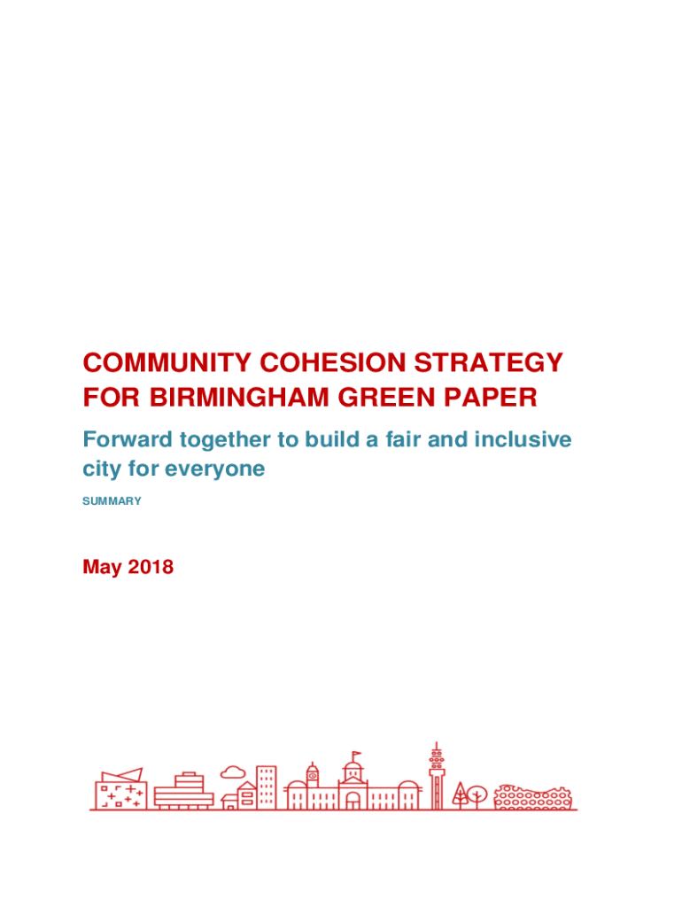 Fillable Online birmingham-community-cohesion-strategy-green-paper ...