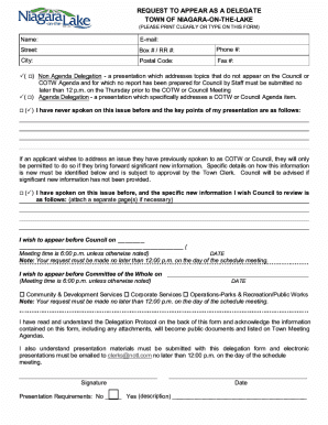 Fillable Online Delegate Request Form Fax Email Print - pdfFiller