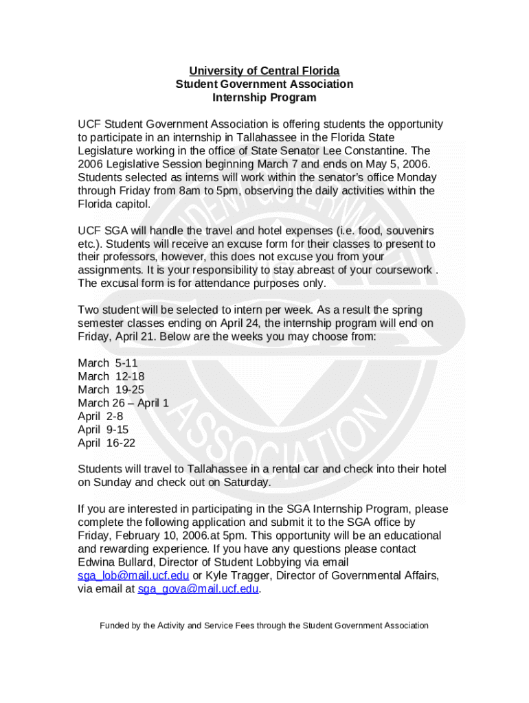 How can I get involved with UCF's Student Government ... Doc Template ...