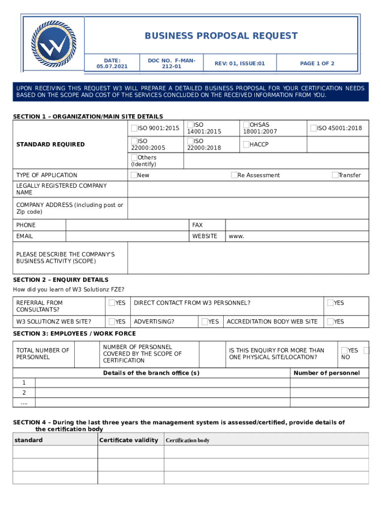 How To Write a Business Proposal: Components, Steps ... Doc Template ...