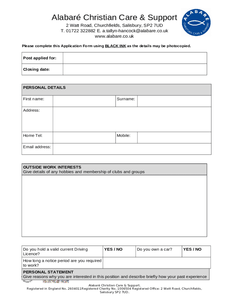 Homesearch Application Doc Template | pdfFiller