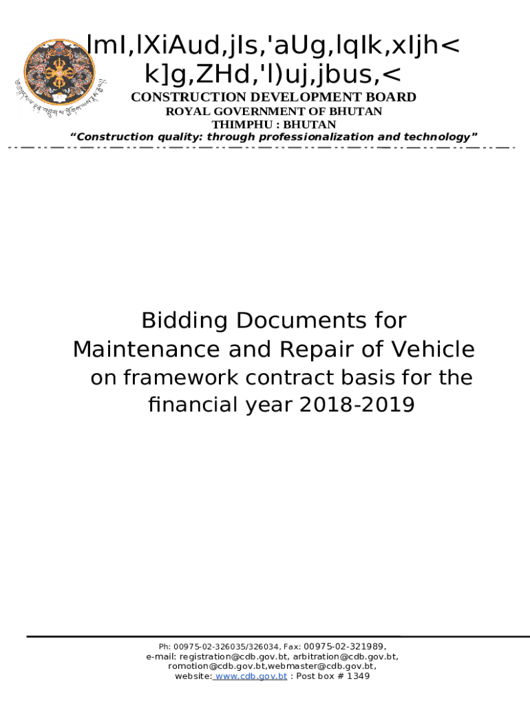 bidding s - International Organization for Migration Doc Template | pdfFiller