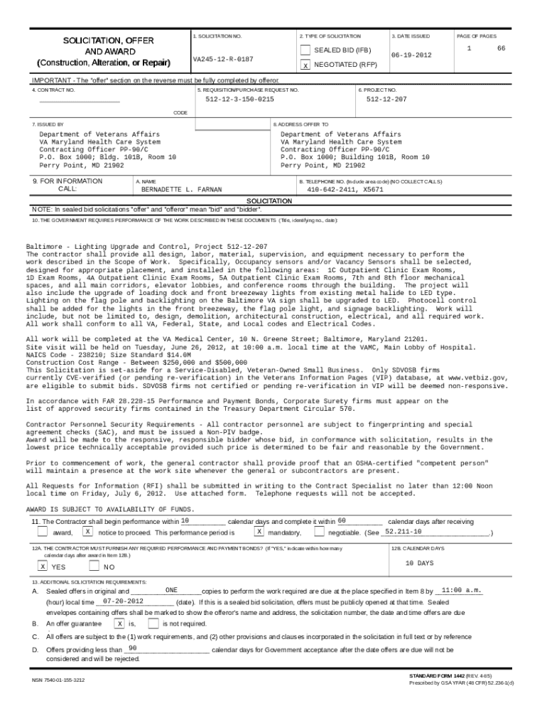 Solicitation of Contract No. NRC-10-07-458. Doc Template | pdfFiller