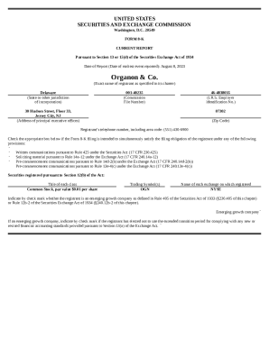Organon & Co. - cloudfront.net Doc Template | pdfFiller